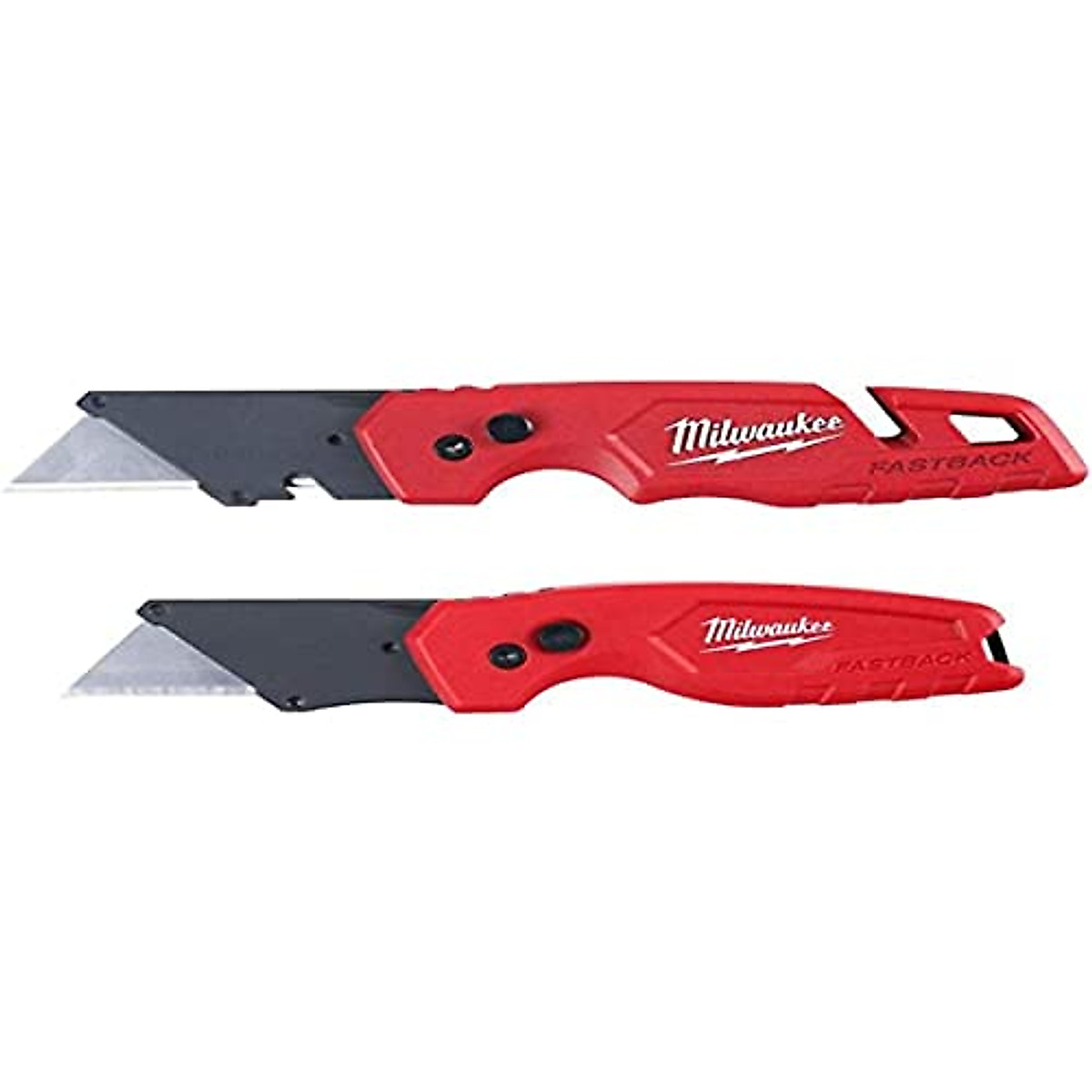Milwaukee Electric Tool 48-22-1503 Fastback Folding Utility Knife Set, Red