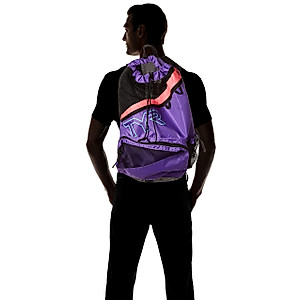 TYR Elite Team Mesh Backpack, Pink/Purple, one Size