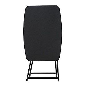 COSCO Multi-Purpose, Adjustable Height Personal Folding Activity Table, 2 Pack, Black
