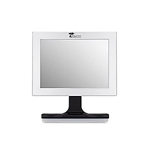 ToiletTree Products Fogless Shower Mirror with Squeegee - Anti-Fog Mirror - Adjustable Shaving Mirror with a Squeegee - Rust-Proof, Impact-Resistance Bathroom Shower Mirror