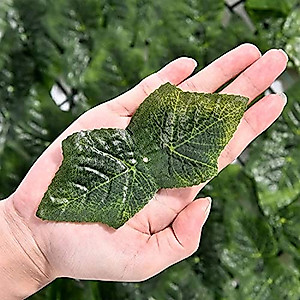 Expandable Faux Privacy Fence Artificial Ivy Rolls Privacy Fence Screen | Artificial Hedges Fence Ivy Vine Leaf Decoration for Outdoor Wall Privacy Screening Garden (Size : 0.5x1m)