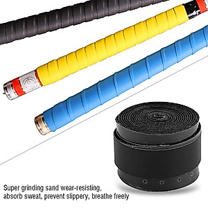 Archery Absorb Sweat Band Non Slip Stretchy Handle Grip Bow Tape Band Wrap for Bow Riser Handle Grip Tape(Black)