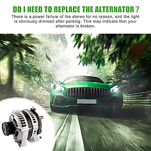 NOTUDE 1Pcs Alternator for Caravan 2001-2007 for Town & Country 2001-2007 13870 Vehicle AC Generator