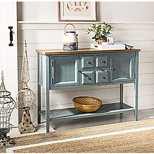 Safavieh American Homes Collection Charlotte Distressed Light Blue Sideboard