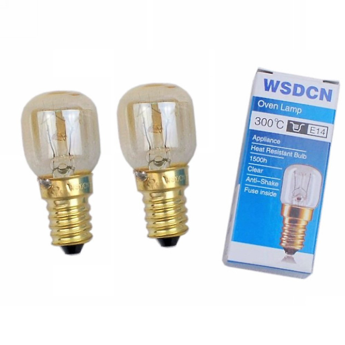 2 Pack, Fulfilled by Amazon, WSDCN Compatible Bulb for Whirlpool Kitchen Aid Oven Light Bulb 4173175
