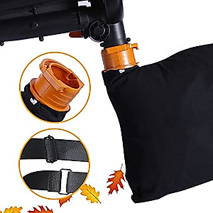 50026858 (WGBAG500) Trivac Leaf Collection Bag, by - Braveboy, Compatible with Worx Blower / Vacuum Cleaner, Replacement Model WG500, WG505, WG509