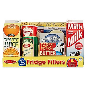 Melissa & Doug Fridge Groceries Play Food Cartons (8 pieces) - FSC Certified