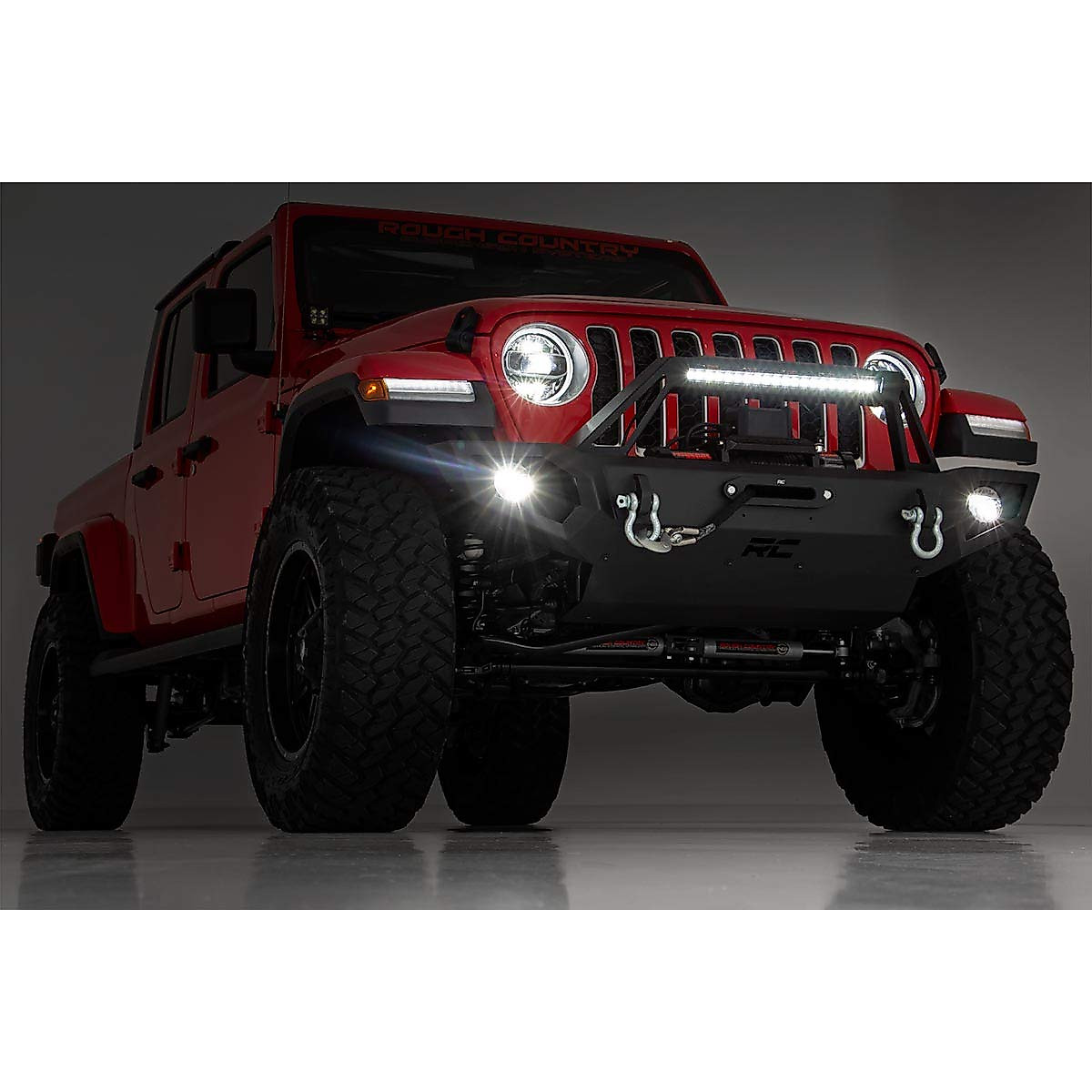 Rough Country Front Winch Bumper for Jeep Wrangler JK/JL & Gladiator JT - 10585