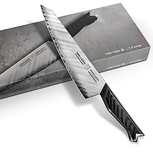 Vosteed 8 Inch Chef Knife Professional Cooking Knife For Kitchen Razor Sharp Kitchen Knife With Sheath-9CR18MOV High Carbon Stainless Steel Knife With G10 Handle, Gift Box - Morgan Series