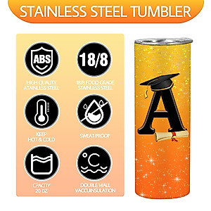 Personalized Graduation Gifts Tumbler 20oz with Name,Congratulations Graduates Gifts for Women,Custom Class of 2025 Cup, Master College High School Phd Presents for Her Women Girls Friends