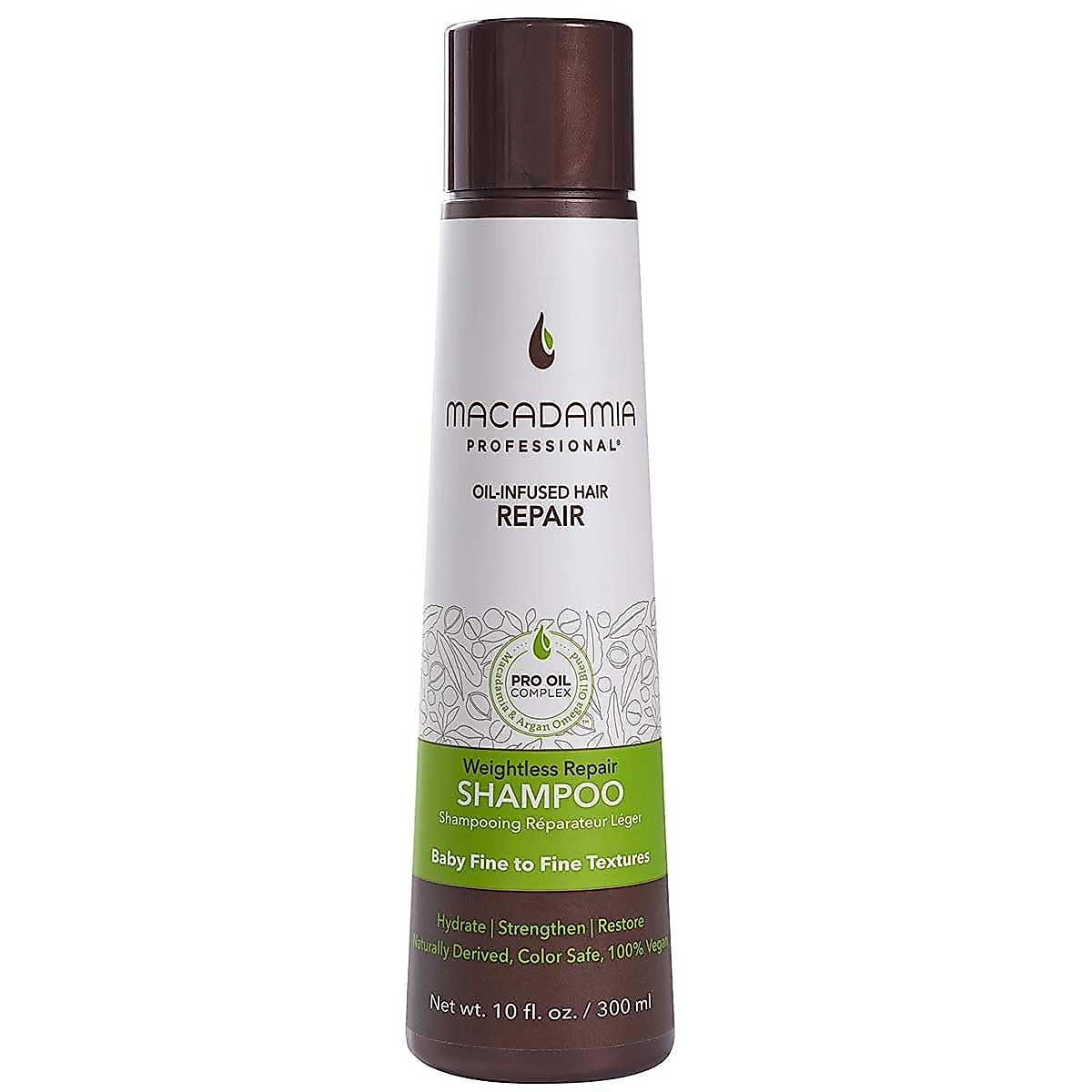 Macadamia Professional Hair Care Sulfate - Paraben Repair Hair Shampoo, Sheer Pecan, 10 Fl Oz