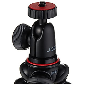 Joby JB01503 GorillaPod 1K Kit. Compact Tripod 1K Stand and Ballhead 1K for Compact Mirrorless Cameras or Devices up to 1k (2.2lbs). Black/Charcoal.