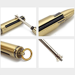 BOLLAER Matchstick Fire Starter, Fire Starter Flint Match Lighter Keychain Outdoor Camping Emergency Survival Gear, Best Gift for Outdoor Sports Enthusiasts