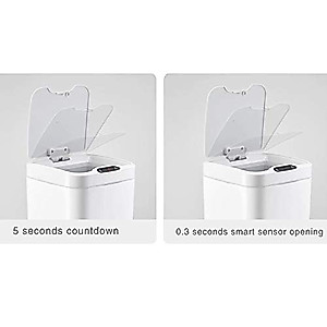 WENLII Smart Trash Can Automatic Induction Classification Recycling Trash Bin in The Kitchen Living Room Toilet Garbage Can