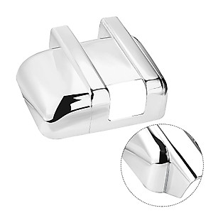 X AUTOHAUX Pair Chrome ABS Side Door Full Mirror Covers for Ford F250 F350 F450 Super-Duty 2008-2016
