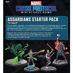 Marvel: Crisis Protocol Asgardians Affiliation Pack - United Might of Asgard! Tabletop Superhero Game, Ages 14+, 2 Players, 90 Minute Playtime, Made by Atomic Mass Games