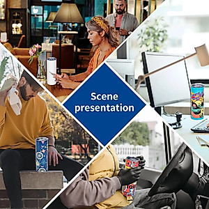 UIRZOTN 8 Pack 20 OZ Sublimation Tumbler Blanks Skinny Straight in Bulk, Stainless Steel Insulated Sublimation Tumbler with Polymer Coating for Heat Transfer, With Lid, Straw, ribbon, Gift Box