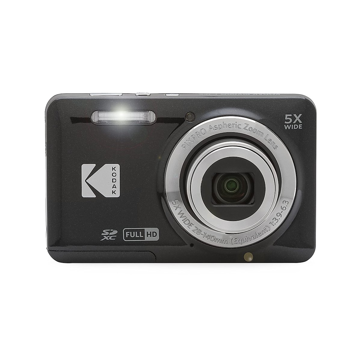 Kodak PIXPRO FZ55 Digital Camera (Black) + 32GB Memory Card + Point and Shoot Camera Case + Extendable Monopod + Lens Cleaning Pen + LCD Screen Protectors + Table Top Tripod – Ultimate Bundle