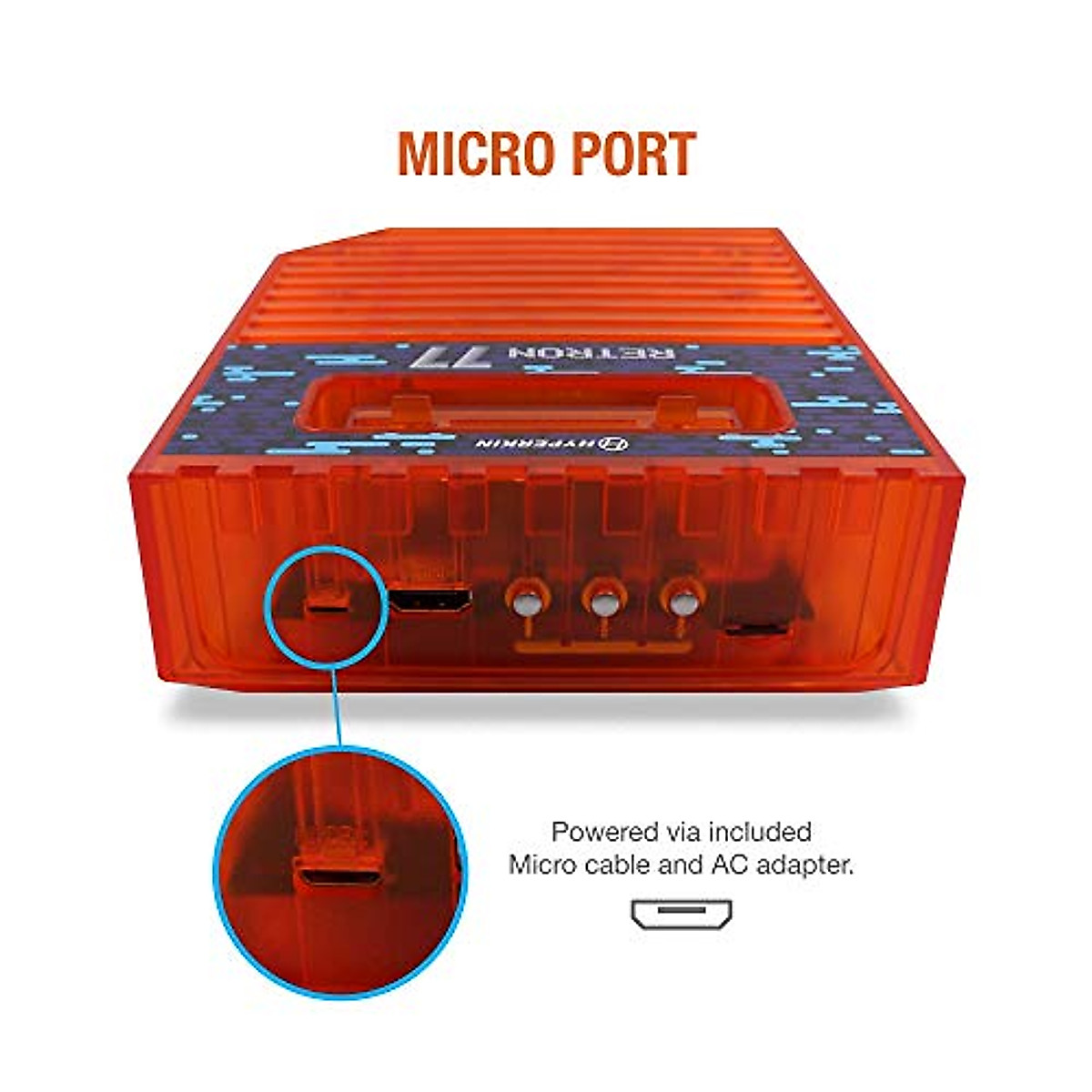 Hyperkin RetroN 77: HD Gaming Console for Atari 2600 (Retro Amber) - Not Machine Specific