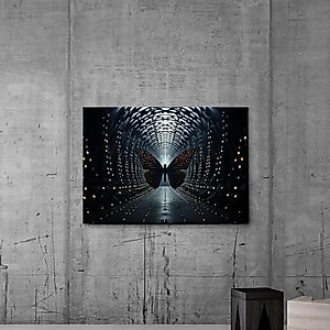 Abstract Painting Buy Canvas Wall Art, Butterfly Painting Art, Butterfly canvas, bedroom Butterfly wall art,Watercolor abstract Butterfly canvas painting