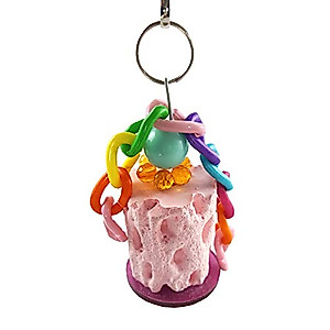 Bird Calcium Teeth Grinding Chew Treats Toy for Parrot Parakeet Cockatiel Conure Gerbil Rat Mouse Guinea Pig Chinchilla