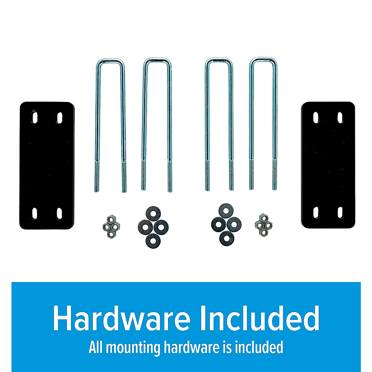 Camco Eaz-Lift RV Bumper Mounted Cargo Carrier - Perfect for Carrying Cargo on The Back of Your RV - Fits 4-inch and 4-1/2-inch Bumpers - Mounting Hardware Included (48470), Black