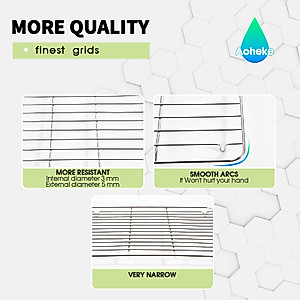 𝟮𝟬𝟮𝟯 𝙐𝙥𝙜𝙧𝙖𝙙𝙚𝙙 Sink Protector for Kohler K-6639-ST Whitehaven Bottom Basin Rack Stainless steel with 6488 Farmhouse Sink protectors compatible