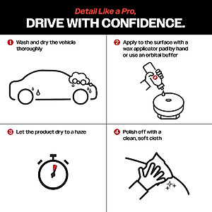 Malco Cherry Flash Automotive Liquid Paste Wax – Protect & Shine Your Vehicle / Easiest Way to Hand Wax Your Car / Lasting Gloss & Protection For Cars, Trucks, Boats and Motorcycles / 32 Oz. (124832)