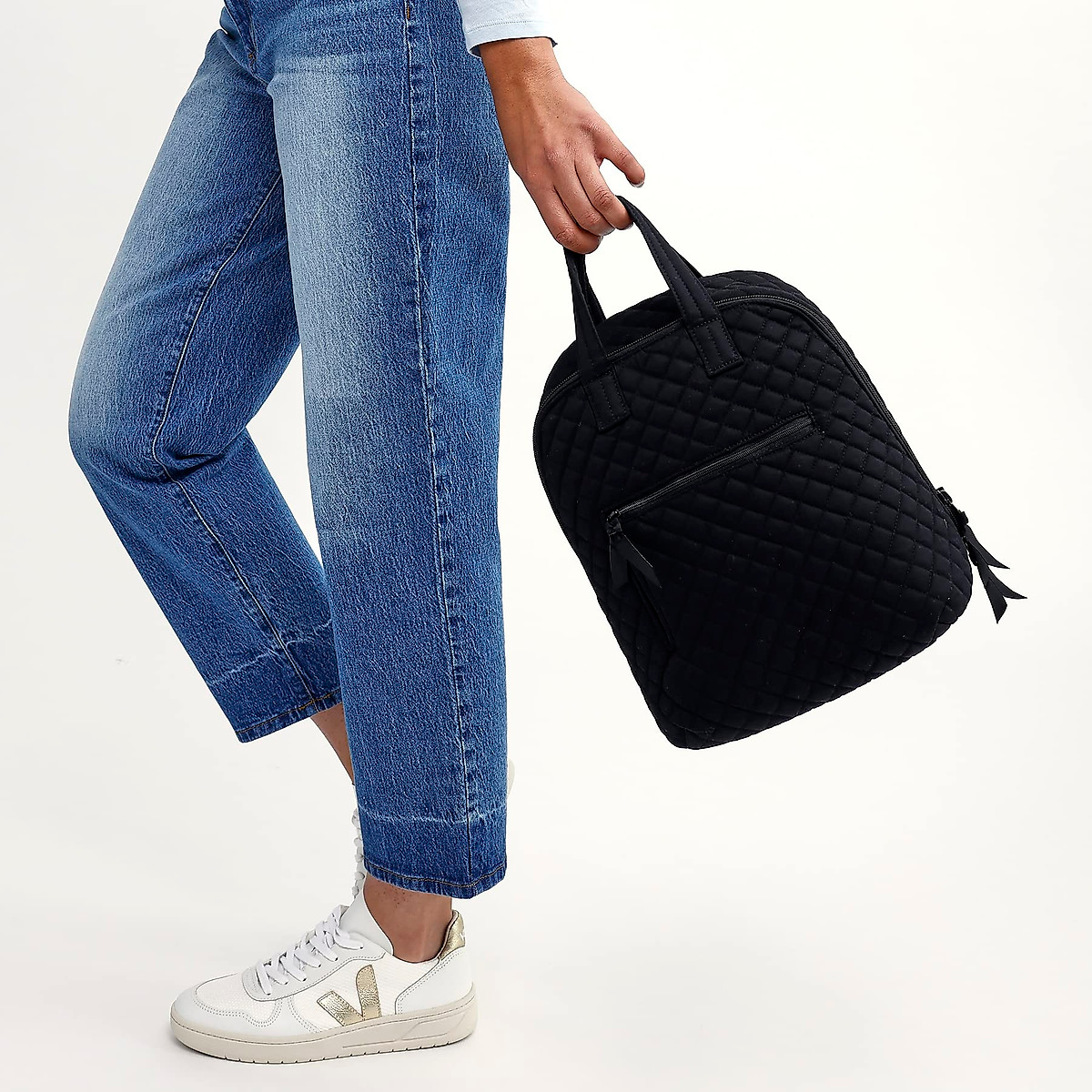 Vera Bradley Mini Totepack Backpack, Island Garden-Recycled Cotton