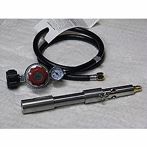 GOEDE G-2 Stainless Steel Forge/Foundry Burner and 0-30 PSI Regulator with Gauge.