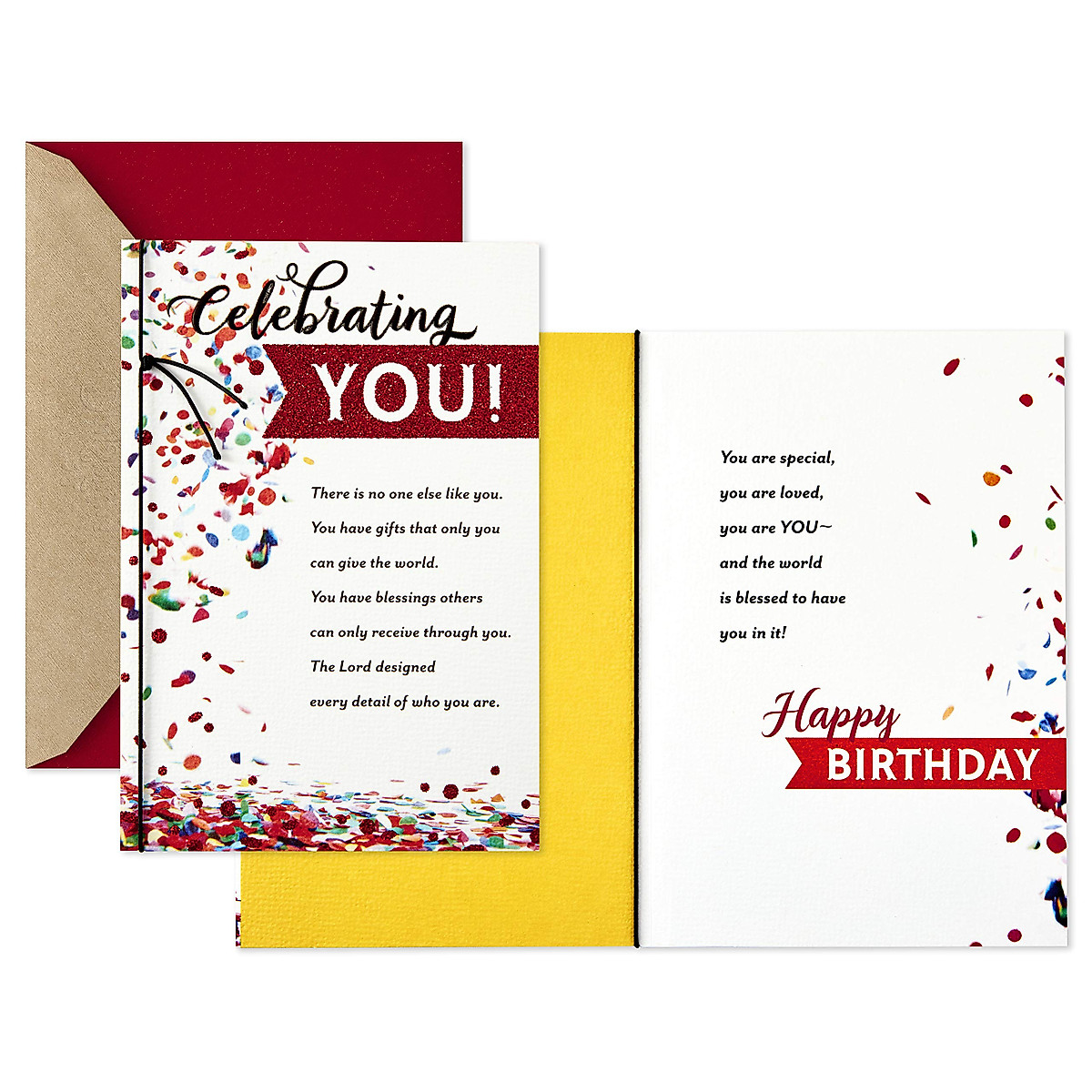 Hallmark DaySpring Religious Birthday Card (Celebrating You)