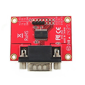 Ableconn PI232DB9M Compact GPIO TX/RX to DB9M RS232 Serial Expansion Board for Raspberry Pi