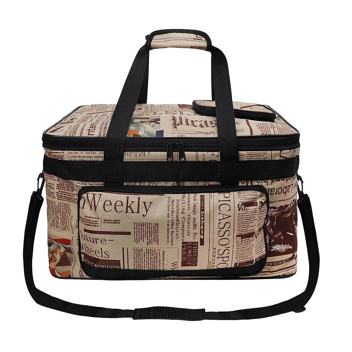 Portable Drawing Case Painting Supply Storage Organizer Art Travel Kit Craft Caddy with Handle Craft Organizer Tote Bag