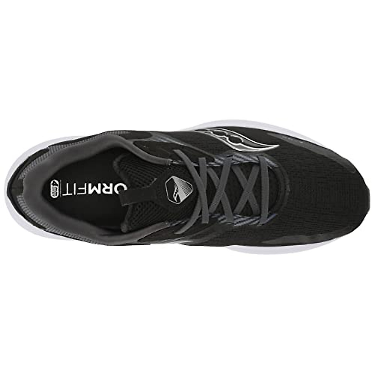 Saucony mens Axon 2 Running Shoe, Black/White, 12 US