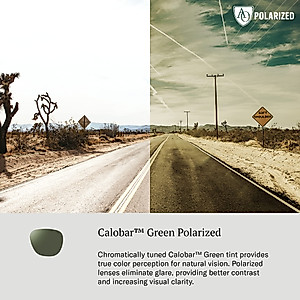 AO Original Pilot Sunglasses - Matte Silver - Calobar Green SkyMaster Glass Lenses - Bayonet Temple - Polarized - 55-20-140