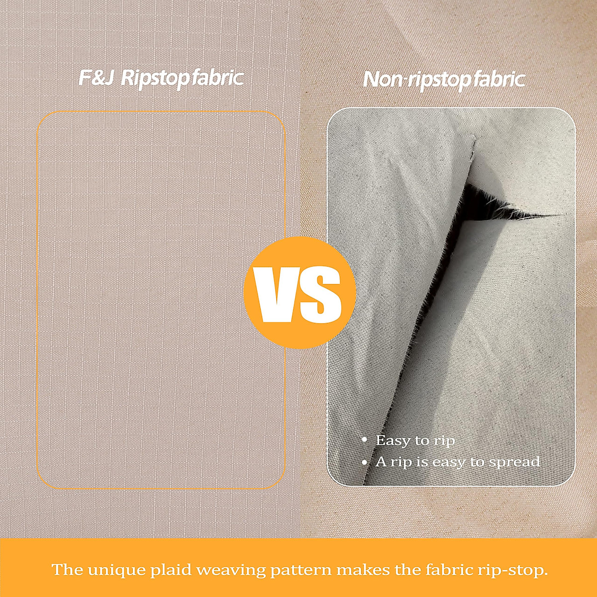 F&J Outdoors Waterproof UV Resistant Heavy Duty Patio Chaise Lounge Chair Cover, 2Pack, 79"Lx30"Wx30"H, Beige