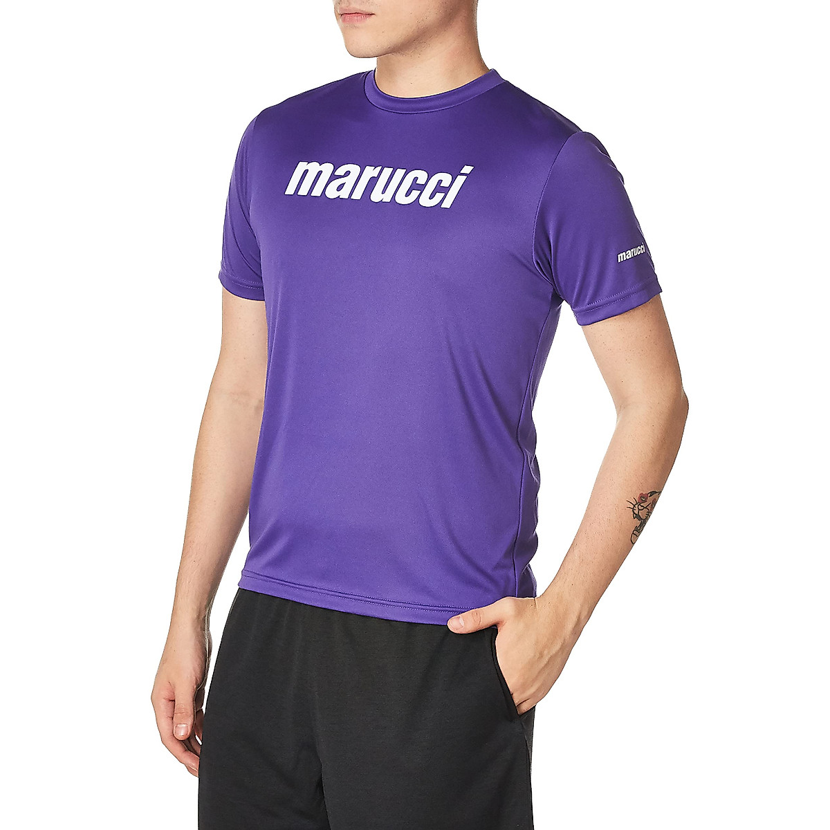 Marucci Youth Dugout Tee, Purple, Small