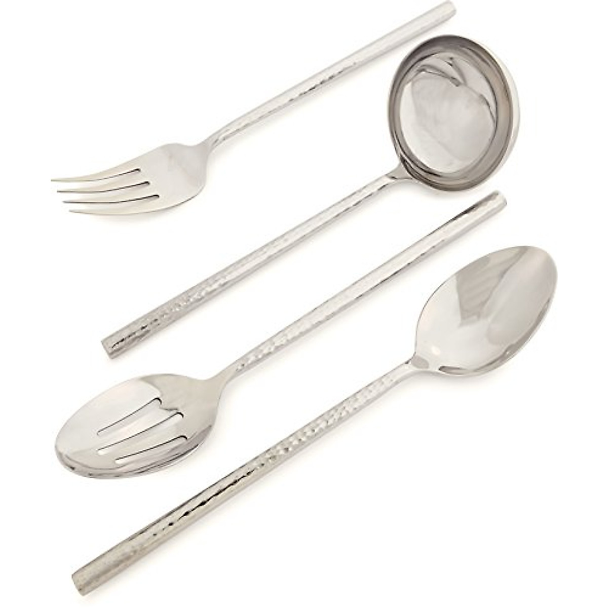 Carlisle FoodService Products 60202 Hammered Stainless Steel Cold Meat Fork, 12