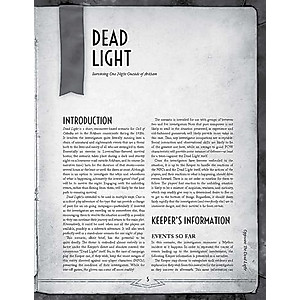 Call of Cthulhu: Dead Light & Other Dark Turns