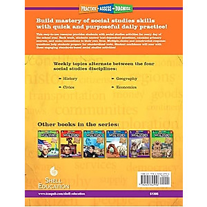 180 Days: Social Studies, Civics for 3rd Grade Practice Workbook for Classroom and Home, Cool and Fun Practice Created by Teachers (180 Days of Practice)