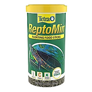 Tetra ReptoMin Floating Food Sticks for Aquatic Turtles, Newts and Frogs green 10.59 Oz
