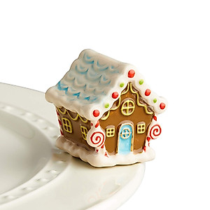 Nora Fleming Candyland Lane (Gingerbread House) - Hand-Painted Ceramic Christmas Decor - Winter Minis for The Home and Office