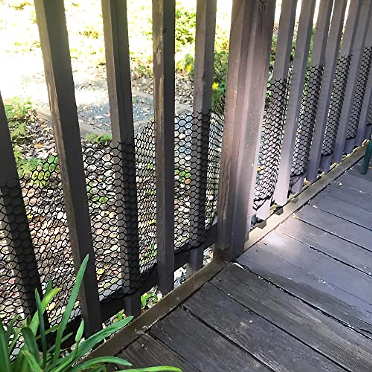 Plastic Chicken Wire Fence Mesh 16”x10FT, Poultry Netting for Chicken, Hexagonal Fencing for Gardening,Floral Netting,PET Cage, Chicken Wire Frame Crafts,with 100 pcs Fixed Straps