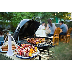 NoFly Pro, Bug Repellent, Fly Fan, Keep Flies Away from Your Food, Safe to Touch, Indoor and Outdoor, No Chemicals, Cleaner, Safer and Better Than Fly Swatters and Traps, 3 x 3 x 10 Inches (White)