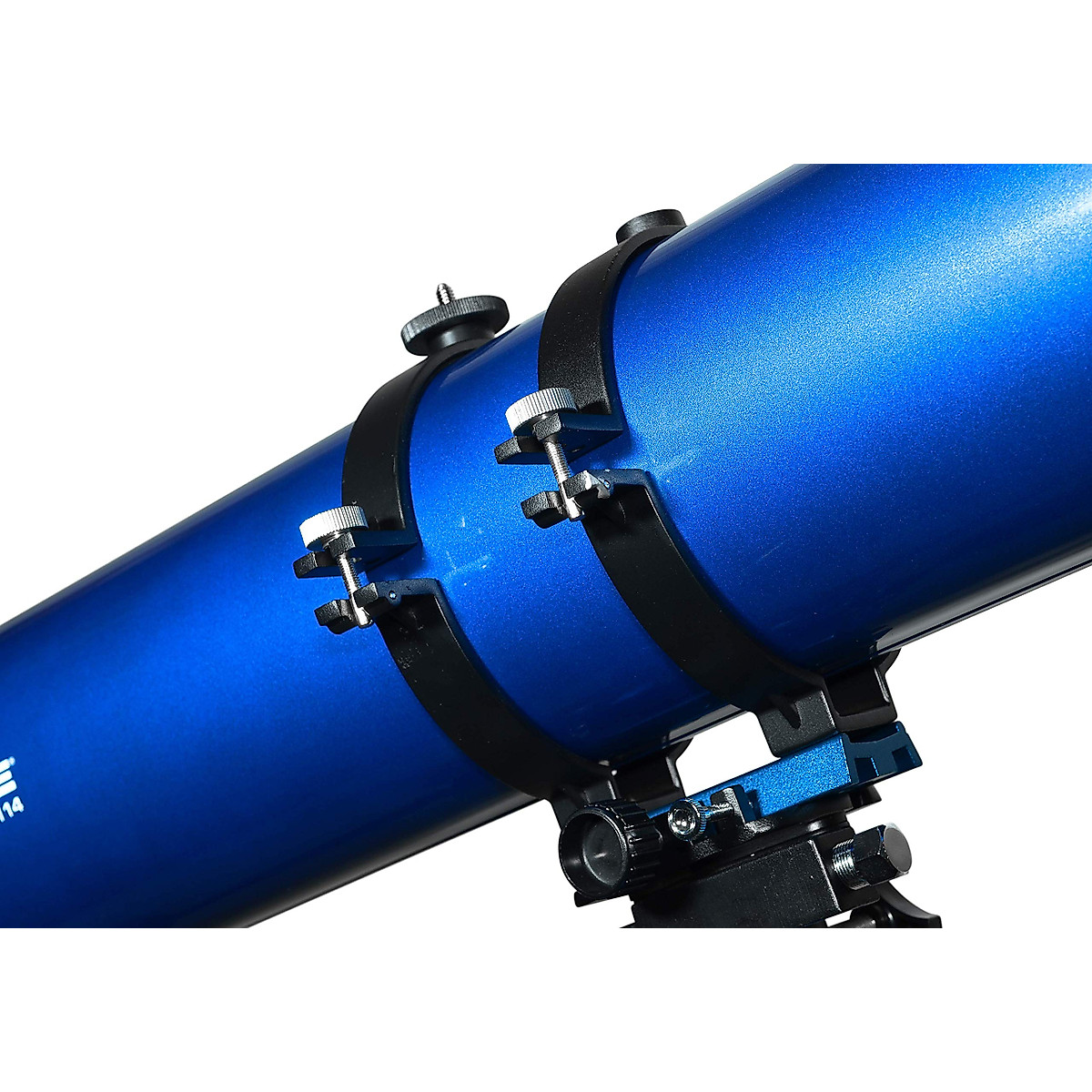 Meade Instruments 216004 Polaris 114Eq Reflector Telescope, Metallic Blue