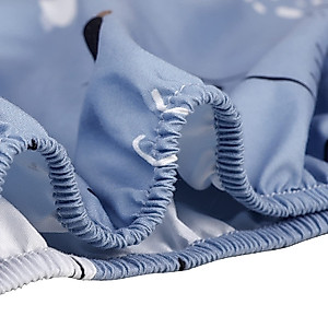 Stretch Bassinet Sheets for Baby Set of 2 - Ultra Soft, Breathable, 100% Organic Cotton, Fitted Bassinet Sheet for Bassinet Pad/Mattress, Unisex Boys Girls (NY05)