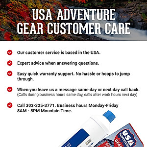 USA Adventure Gear 3-Stage RV/Marine XXL Inline Water Filter | Last 4X Longer | Filters Chemicals, Metals | Made in The USA