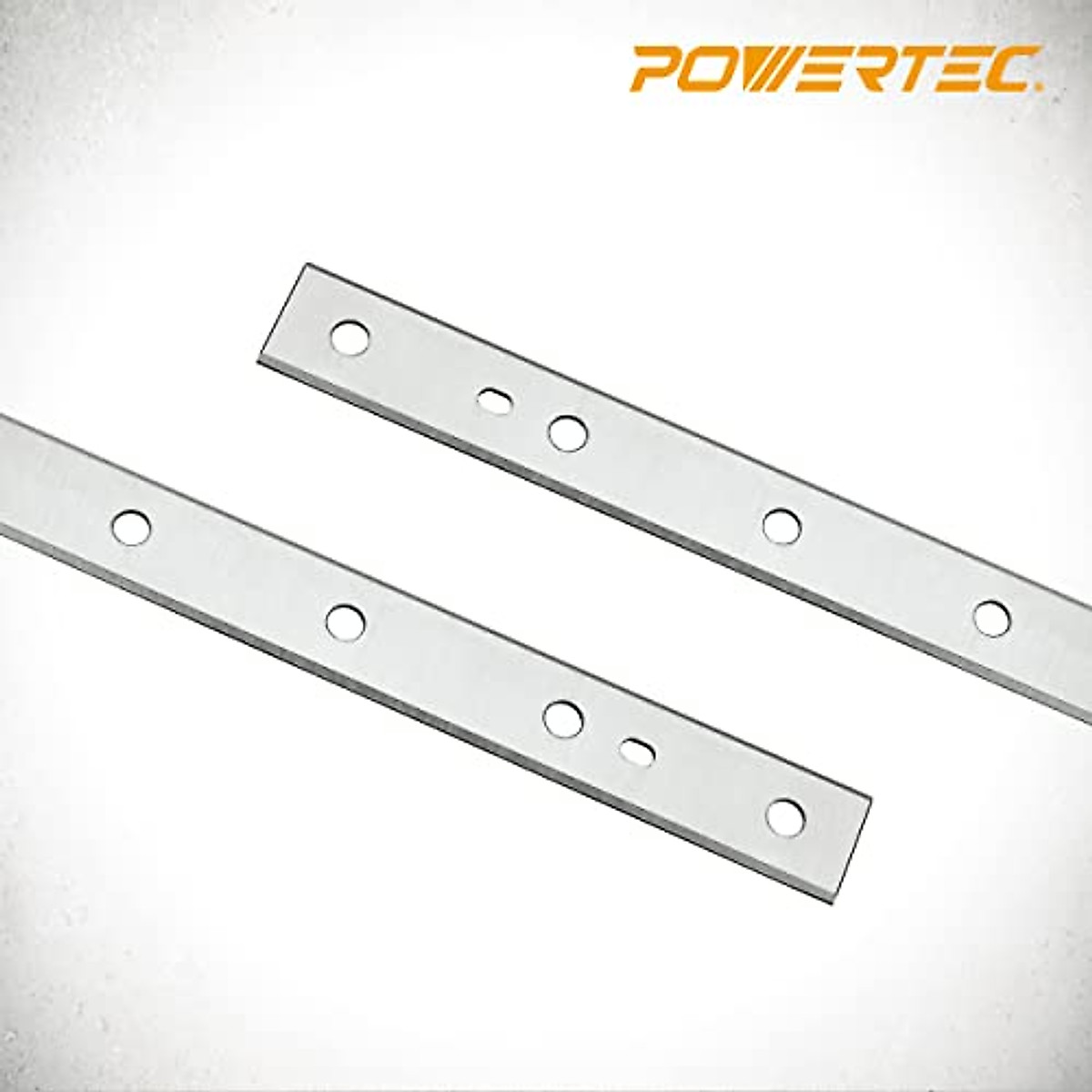 POWERTEC 12801 12-1/2 Inch Planer Blades for DeWalt DW734 Planer, Replacement Woodworking Planer Knives for DW7342, Set of 3