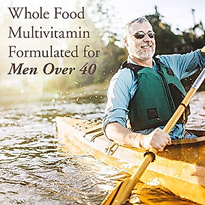 Garden of Life mykind Organics Whole Food Multivitamin for Men 40+, Vegan Mens Multi for Health & Well-Being Certified & Minerals for Men Over 40 Mens Vitamins, 120 Tablets