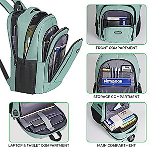 LERASO Laptop Backpack, Green